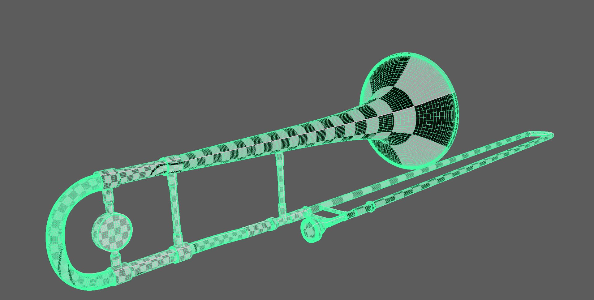 Trombone 3D Model - TurboSquid 2374914