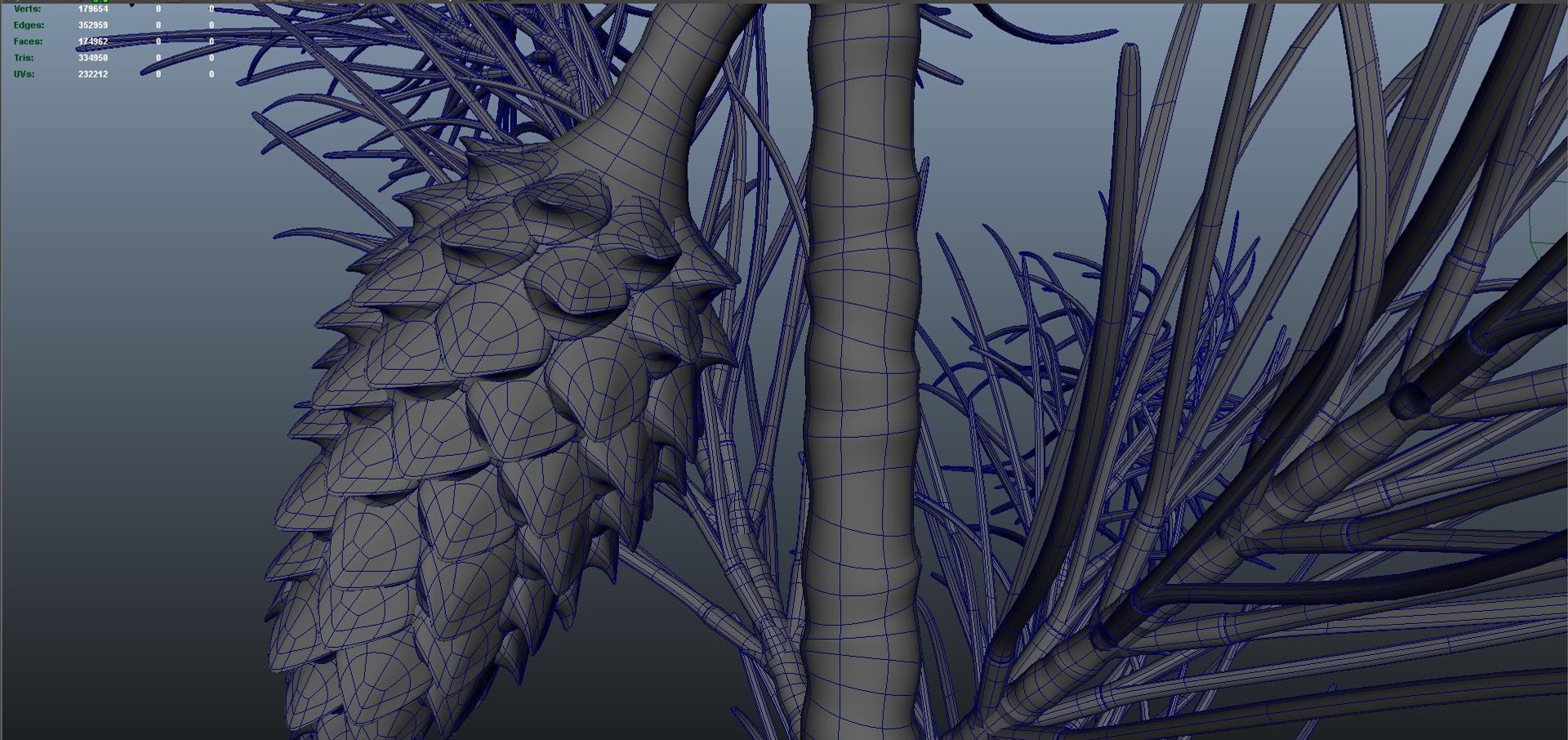 3d Conifer Leaf