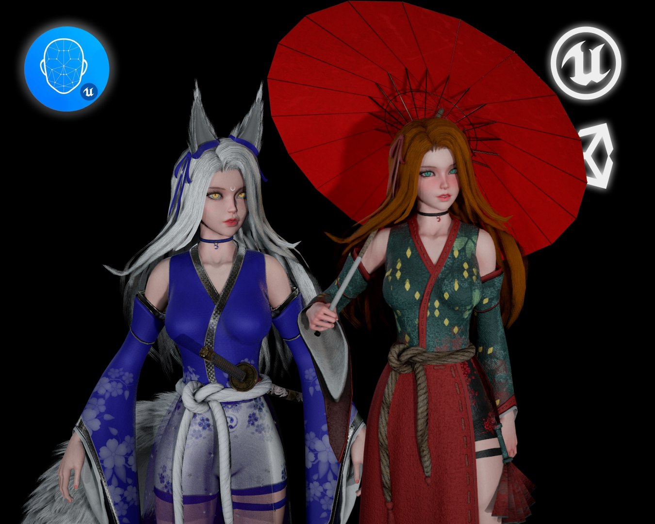 Kitsune 3D Model - TurboSquid 1888114