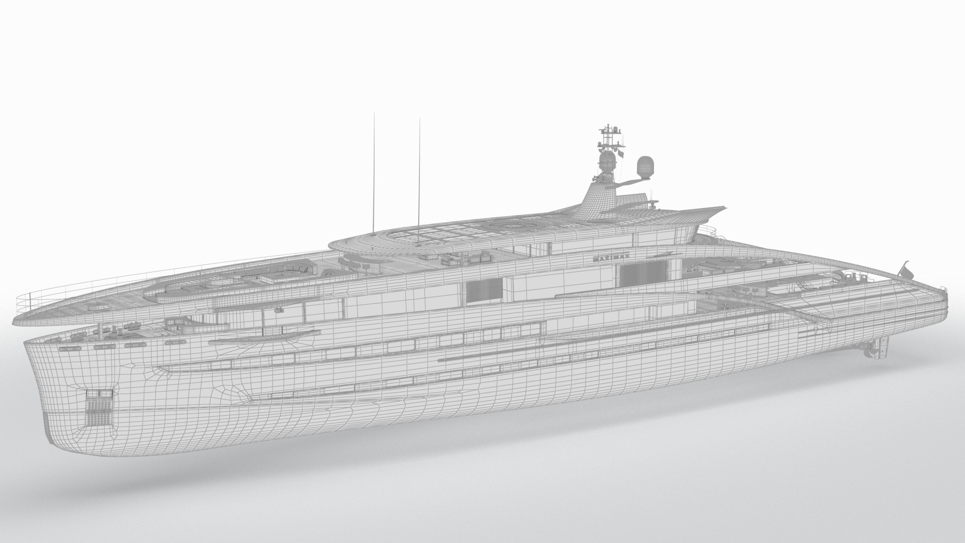 Maximax Superyacht dynamic simulation model - TurboSquid 2118133