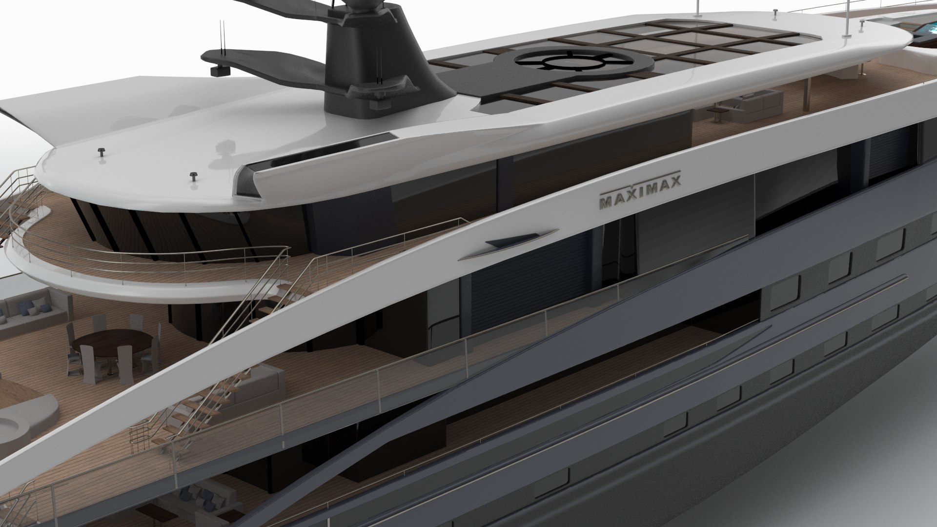 Maximax Superyacht dynamic simulation model - TurboSquid 2118133
