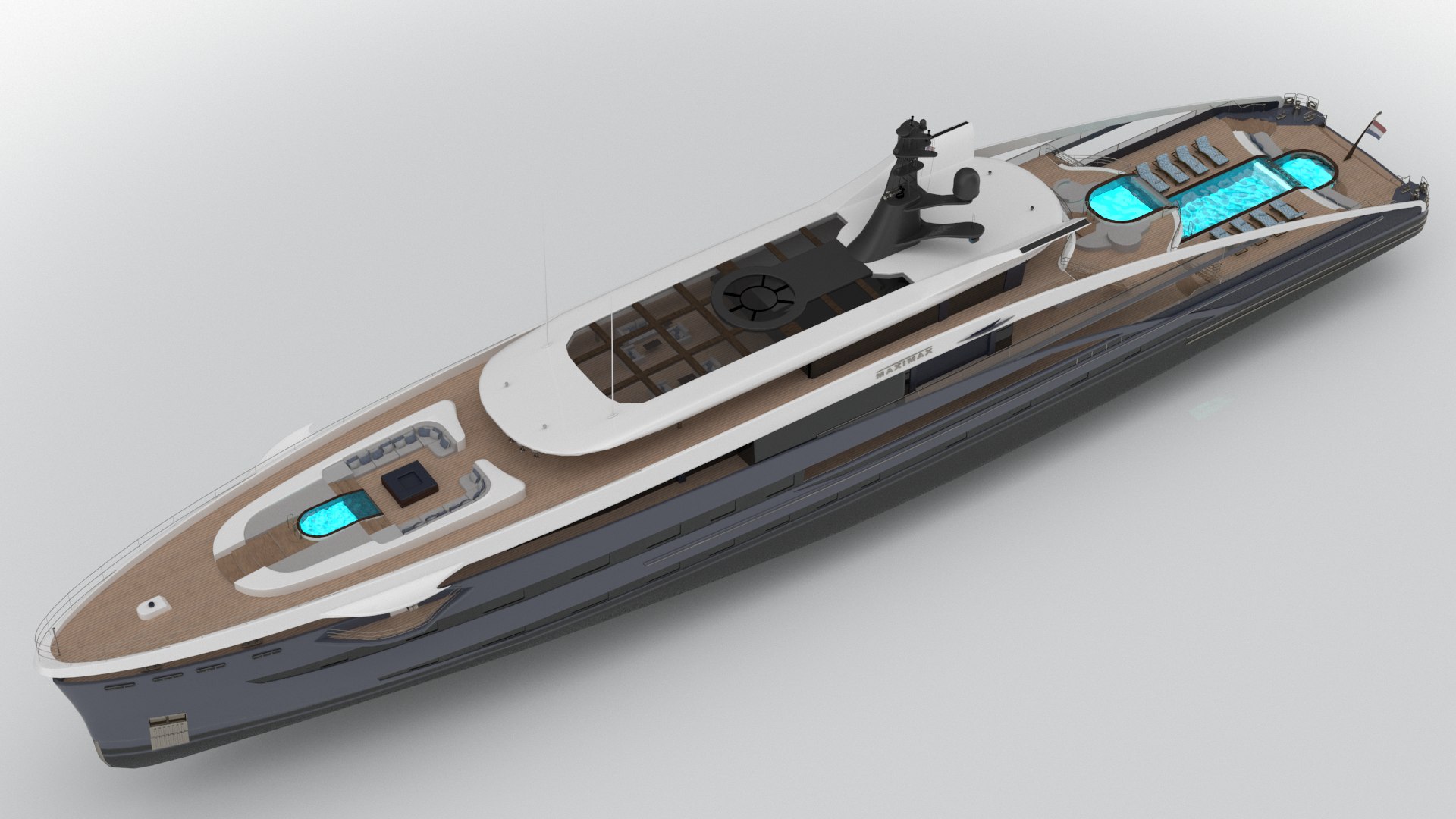 Maximax Superyacht dynamic simulation model - TurboSquid 2118133