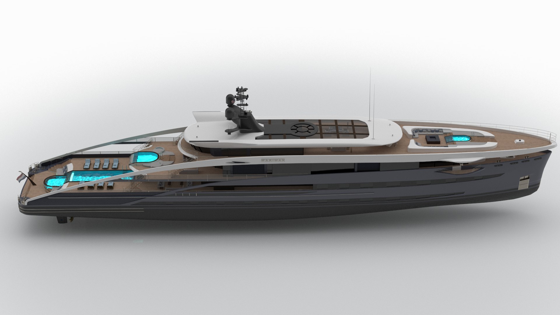 Maximax Superyacht dynamic simulation model - TurboSquid 2118133