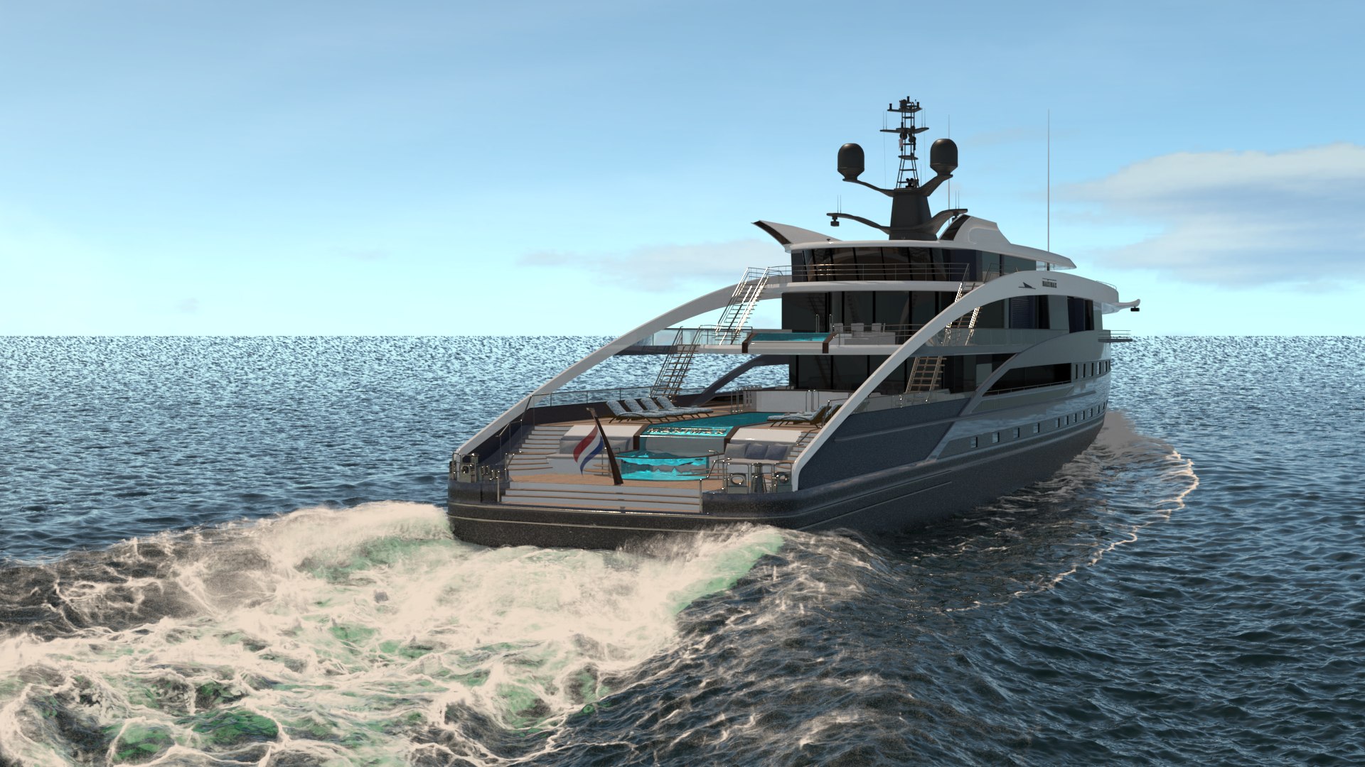 Maximax Superyacht dynamic simulation model - TurboSquid 2118133