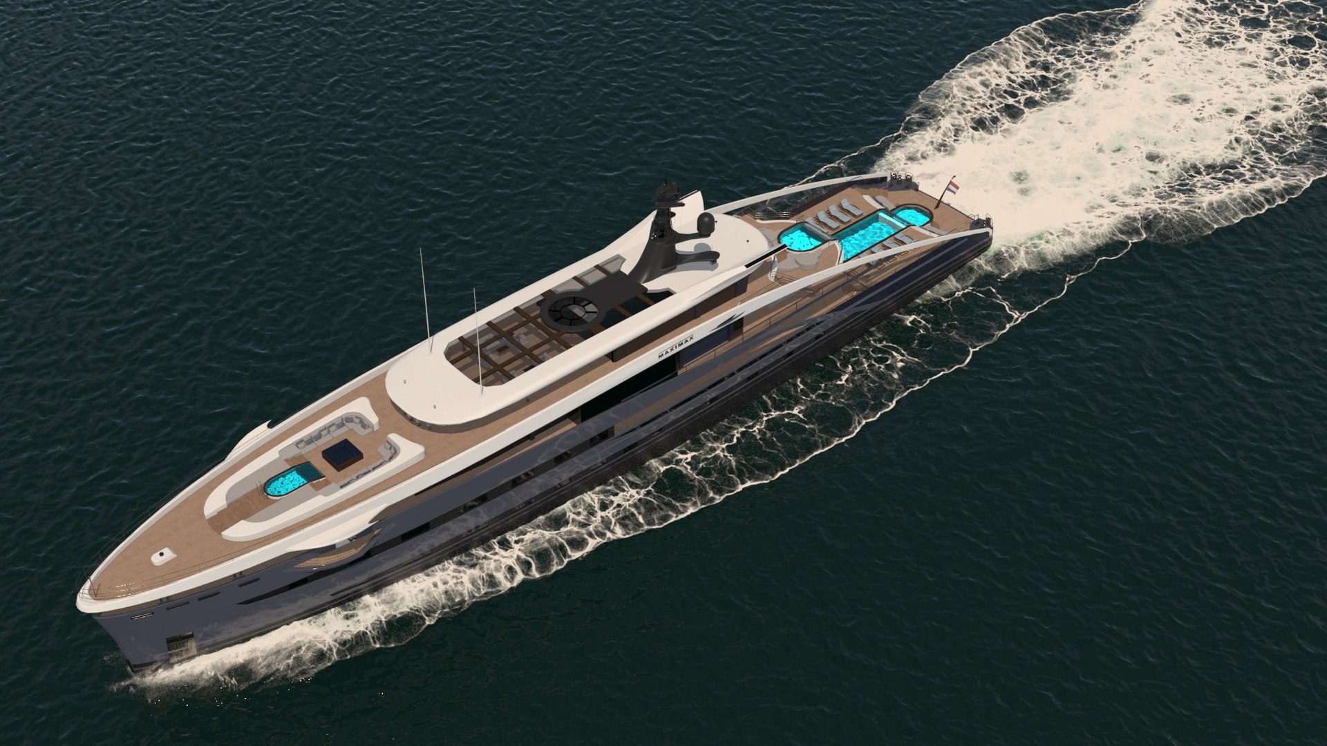 Maximax Superyacht dynamic simulation model - TurboSquid 2118133