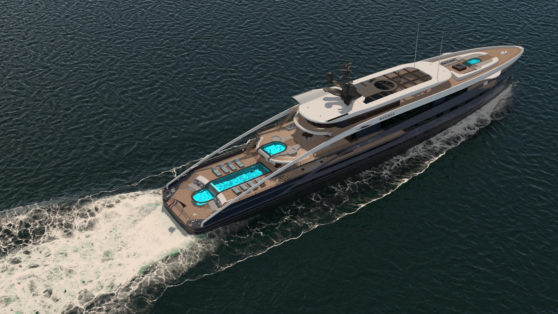 Maximax Superyacht dynamic simulation model - TurboSquid 2118133
