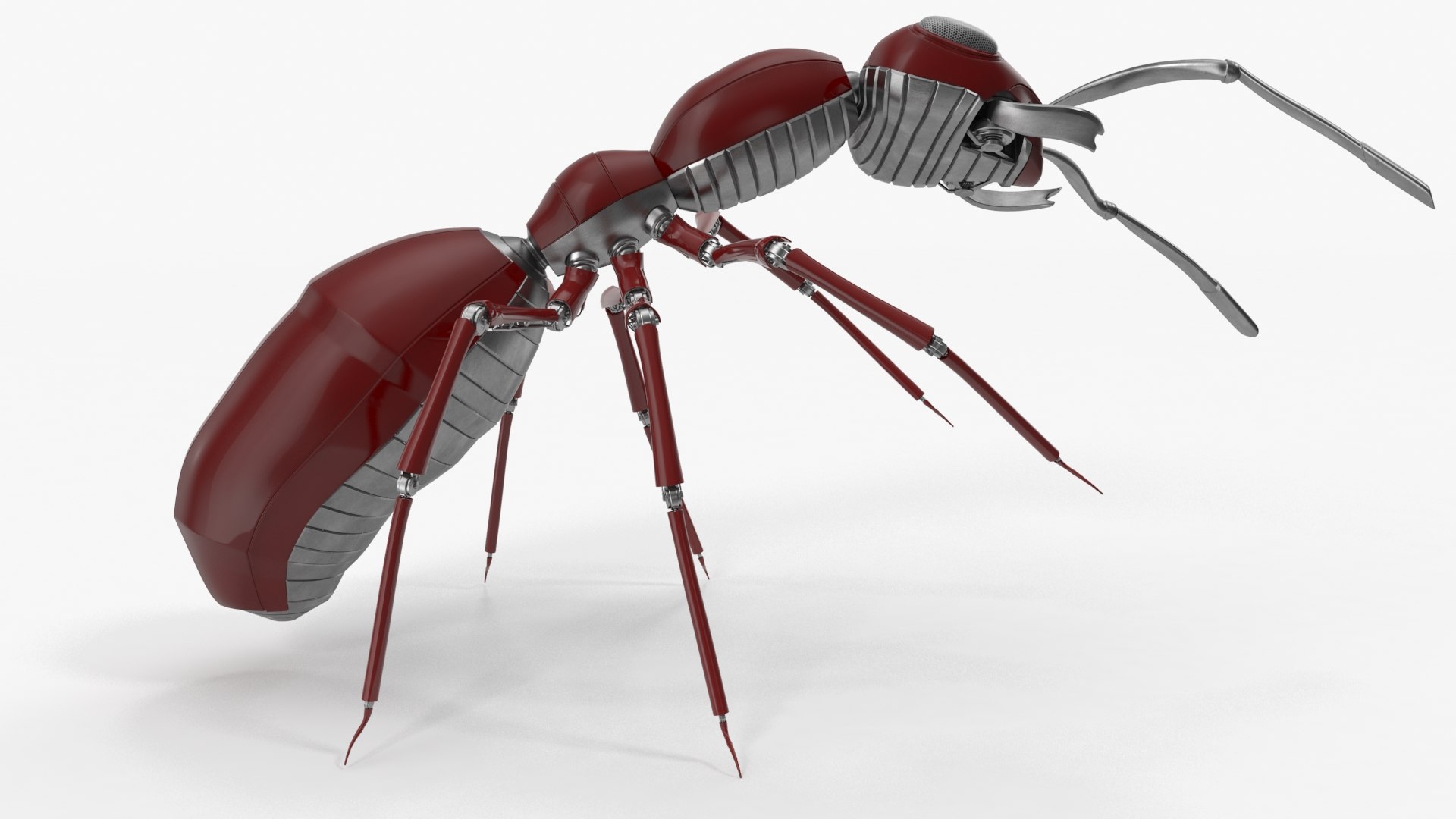Red Robot Ant 3D - TurboSquid 2369291