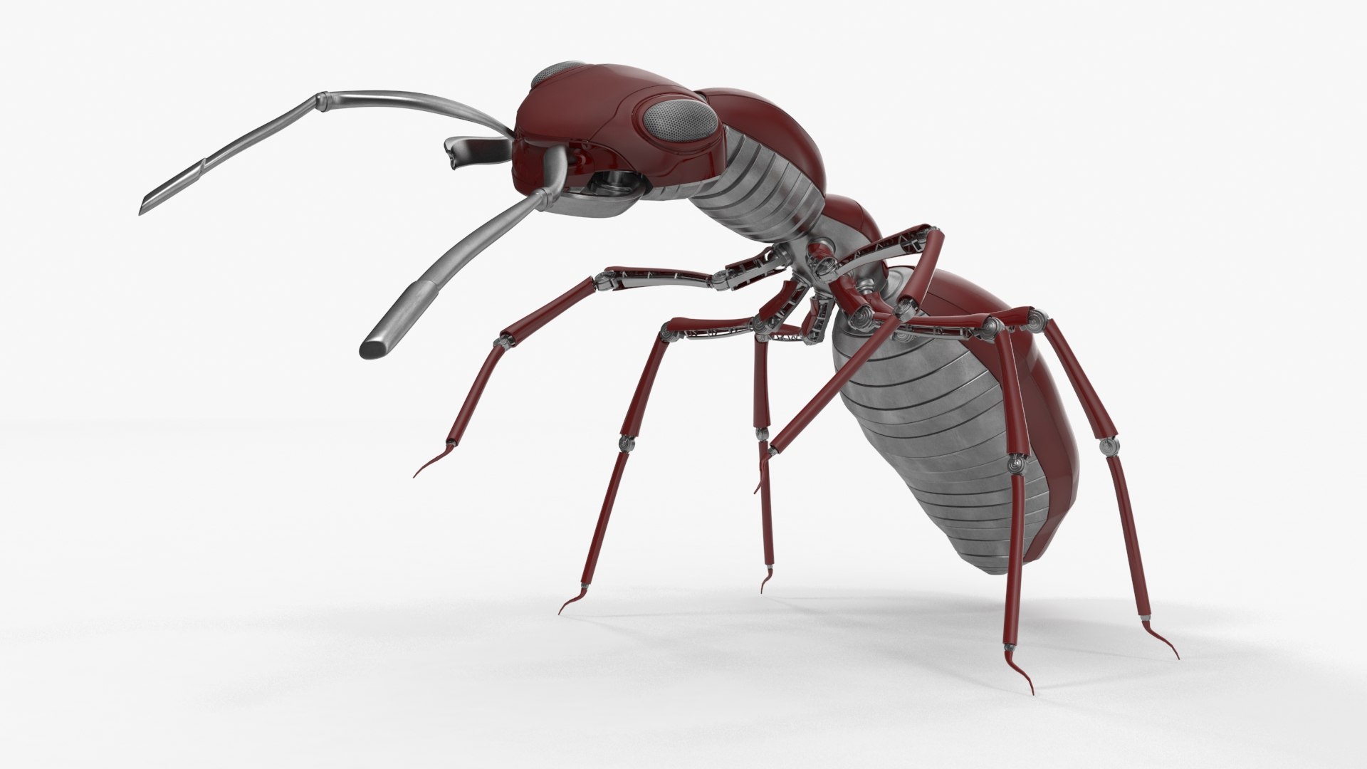 Red Robot Ant 3D - TurboSquid 2369291
