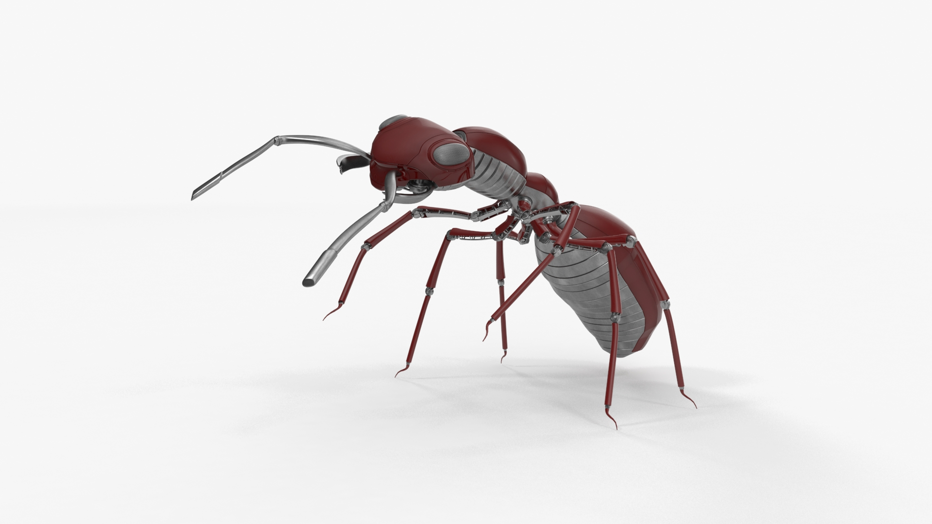 Red Robot Ant 3D - TurboSquid 2369291