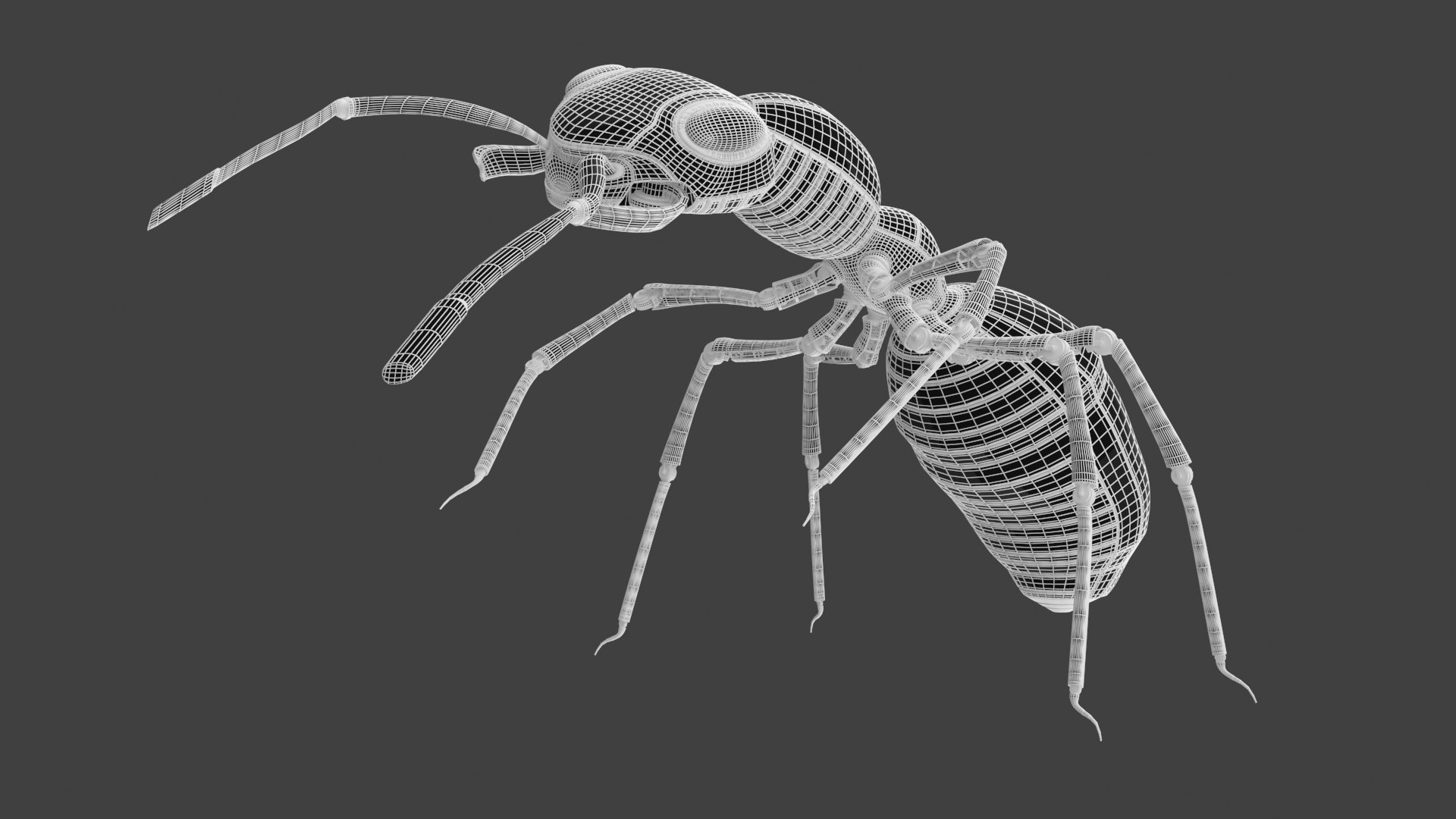 Red Robot Ant 3D - TurboSquid 2369291