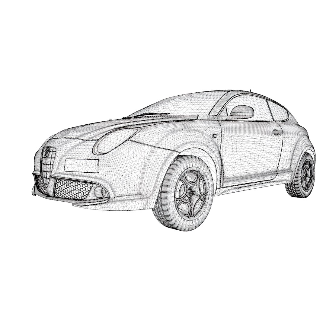 Alfa Romeo Mito - 2009 3D model - TurboSquid 2139041