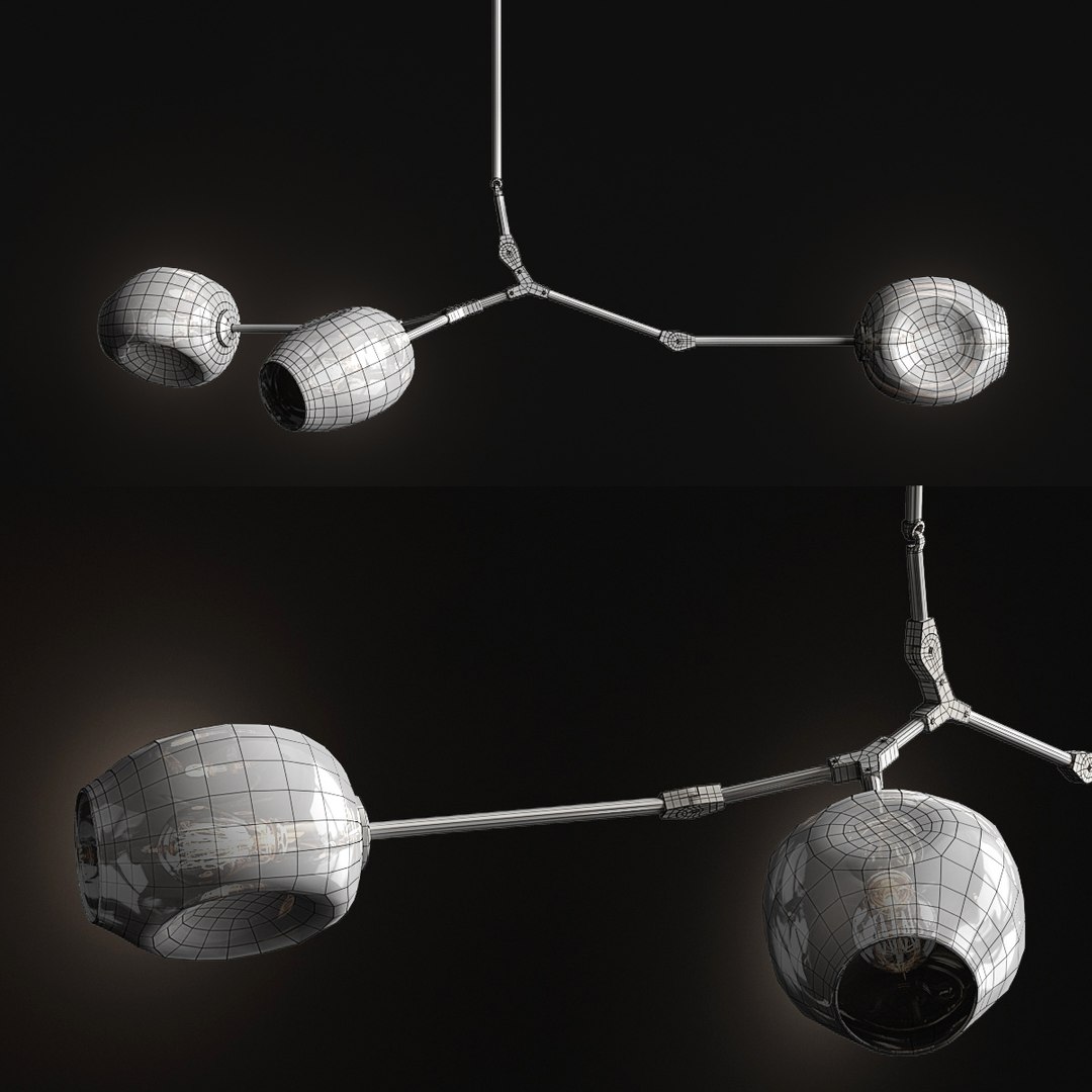 3D Branching Bubble Model - TurboSquid 1506948