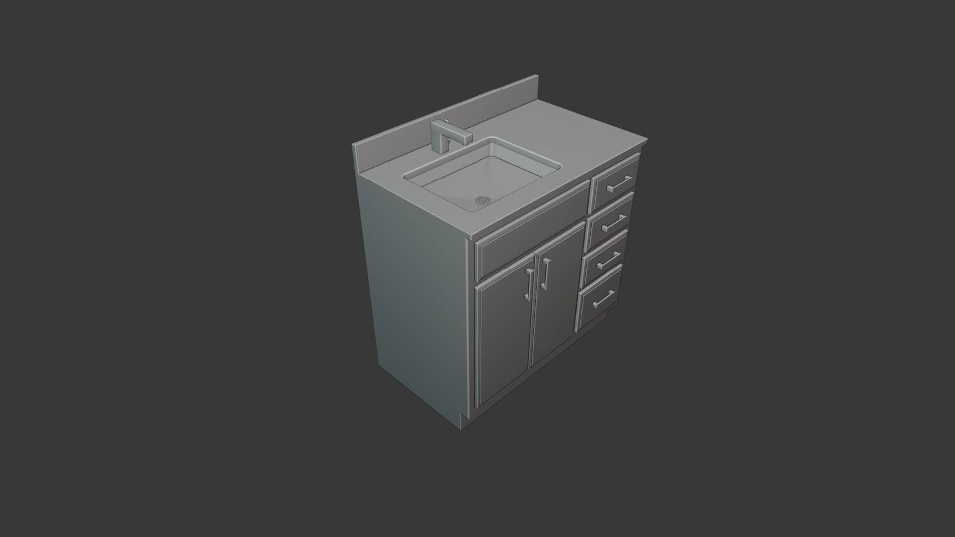 36 Vanity 3D Model - TurboSquid 2324327
