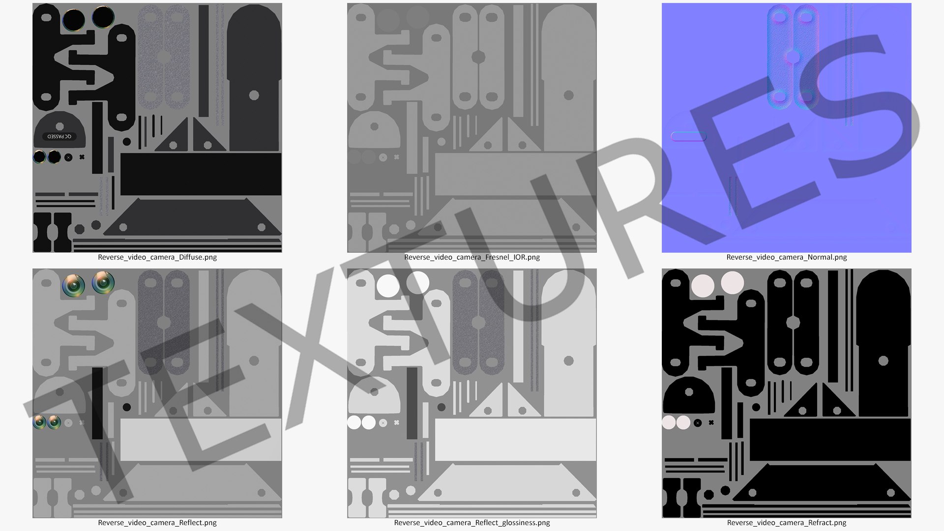 Car rear view camera 3D model - TurboSquid 1591972