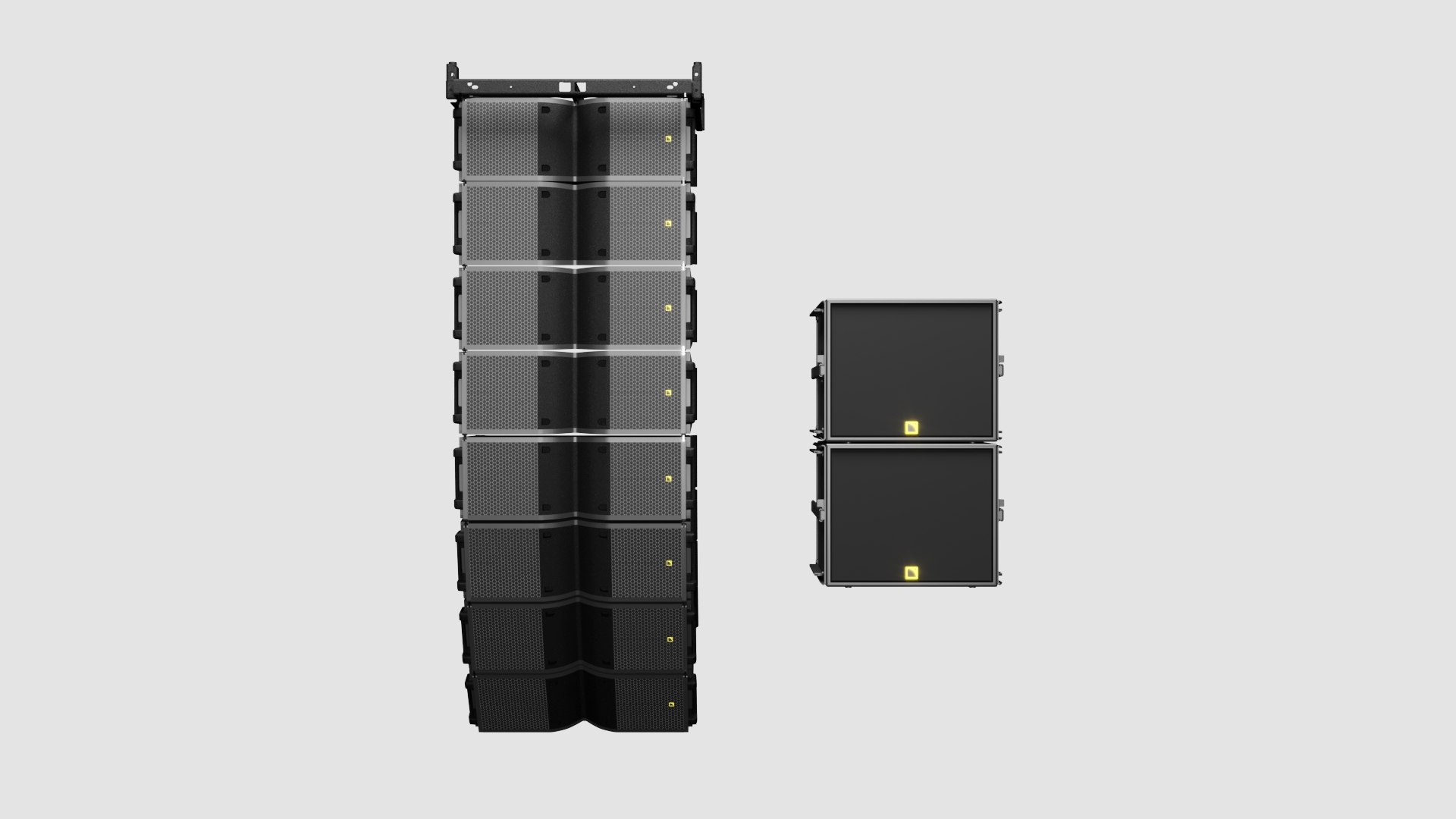 Concert Sound Systems Line Array KARA II 3D Model - TurboSquid 2307257