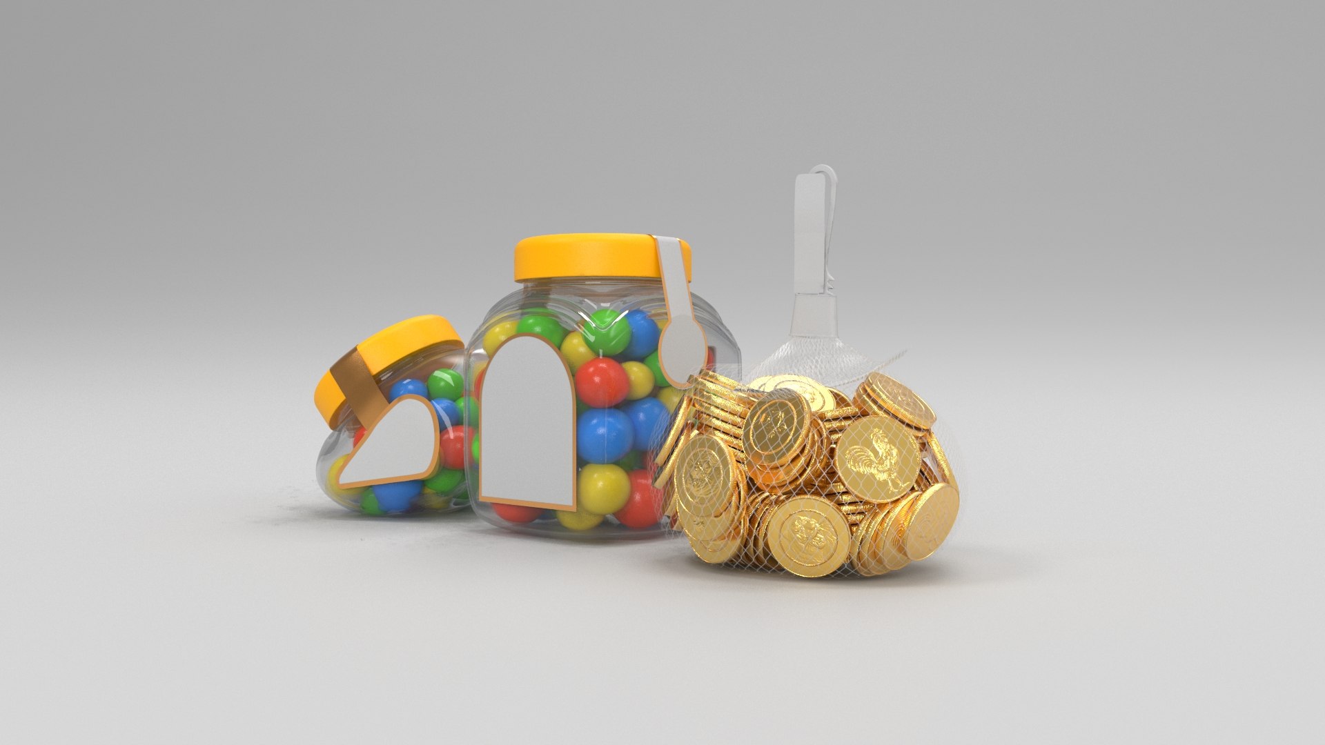 Candy Jar 3D Model - TurboSquid 1378825