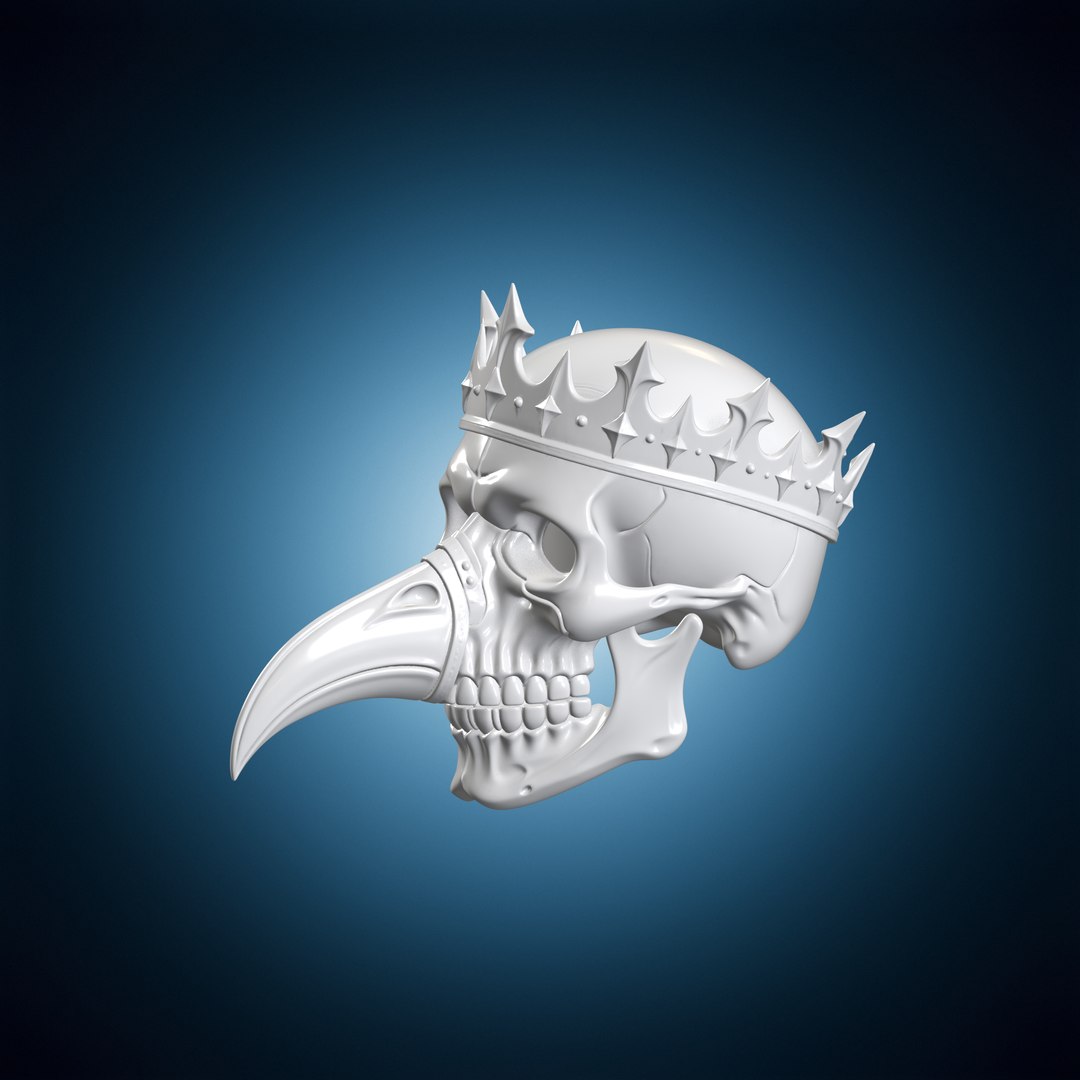 Skull Plague Doctor Mask 3D Printable Model Model - TurboSquid 2576969