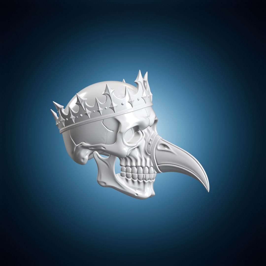 Skull Plague Doctor Mask 3D Printable Model Model - TurboSquid 2576969