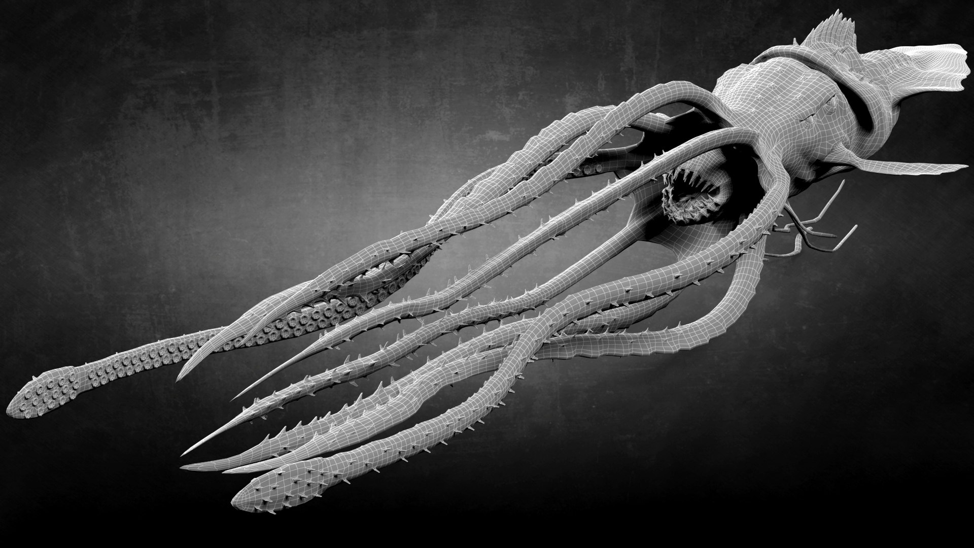 3D Leviathan And Kraken Sea Monsters - TurboSquid 2091682