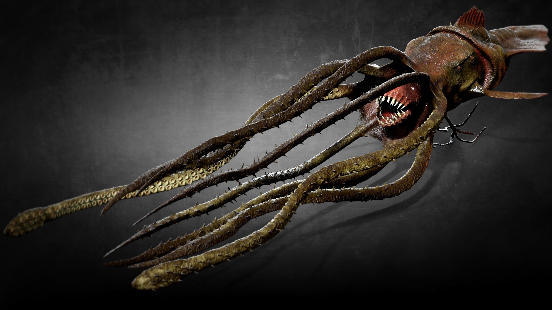 3D Leviathan And Kraken Sea Monsters - TurboSquid 2091682