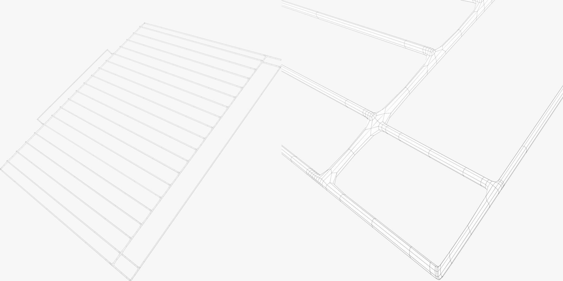 3D Oven cooling rack model - TurboSquid 1987906