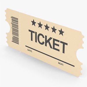 Ticket 3D Models for Download | TurboSquid