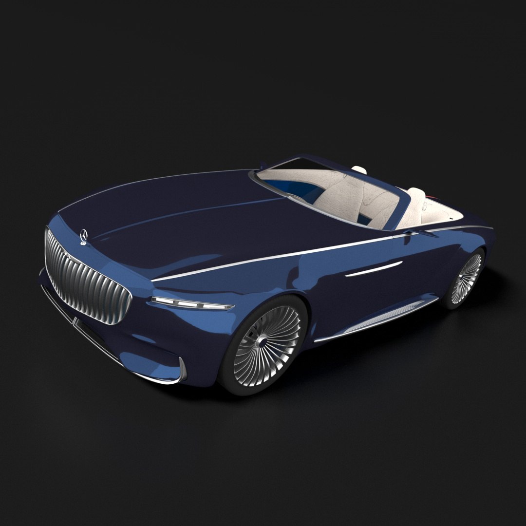 3D Model Mercedes-Maybach Vision 6 - TurboSquid 2363097
