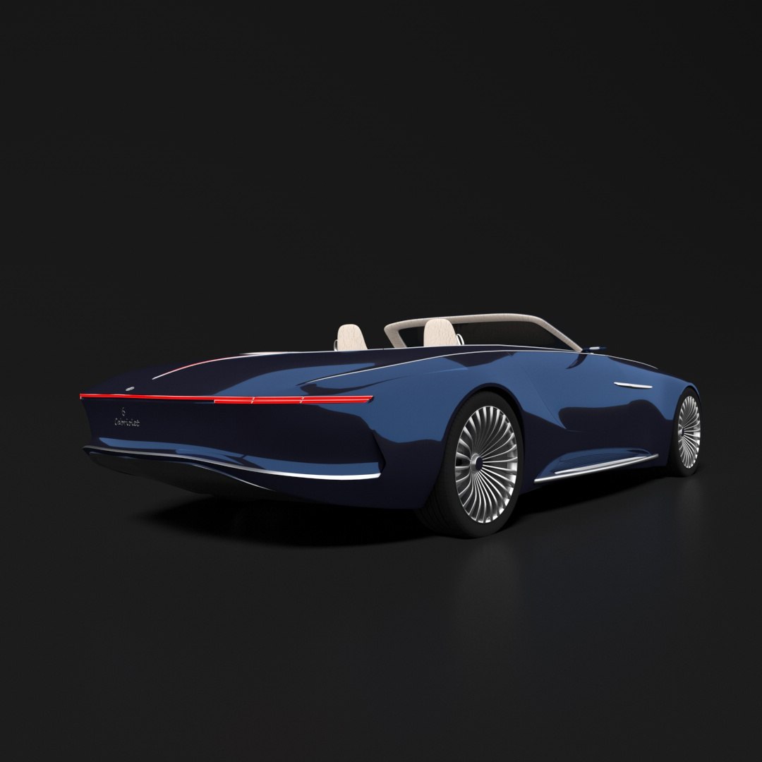 3D Model Mercedes-Maybach Vision 6 - TurboSquid 2363097