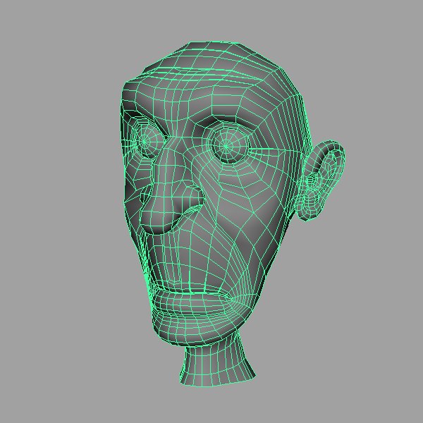 3d model cartoon head