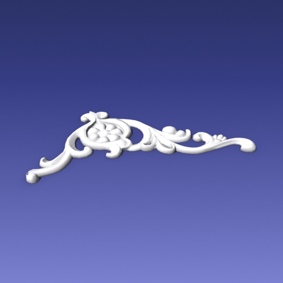 3d 3ds decorative corner