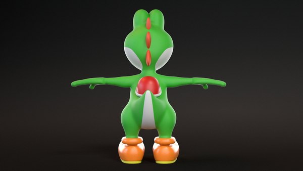 3D Yoshi And Luigi From Super Mario model - TurboSquid 1956786