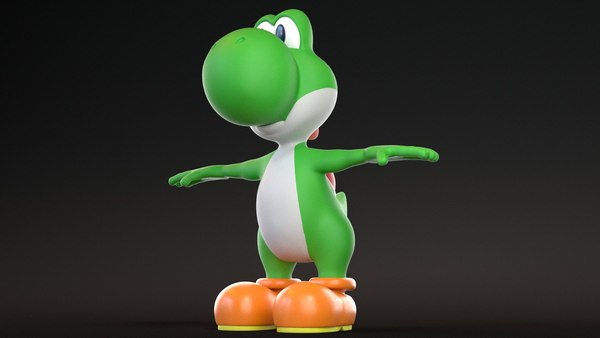 3D Yoshi And Luigi From Super Mario model - TurboSquid 1956786