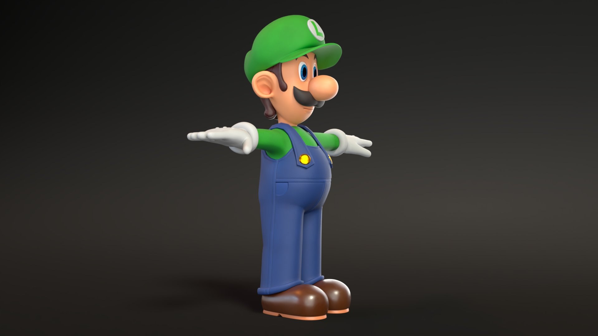 3D Yoshi And Luigi From Super Mario model - TurboSquid 1956786