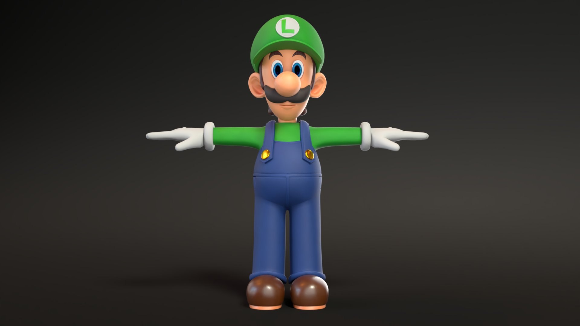 3D Yoshi And Luigi From Super Mario model - TurboSquid 1956786