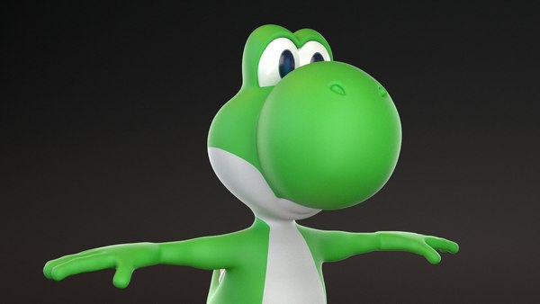 3D Yoshi And Luigi From Super Mario model - TurboSquid 1956786
