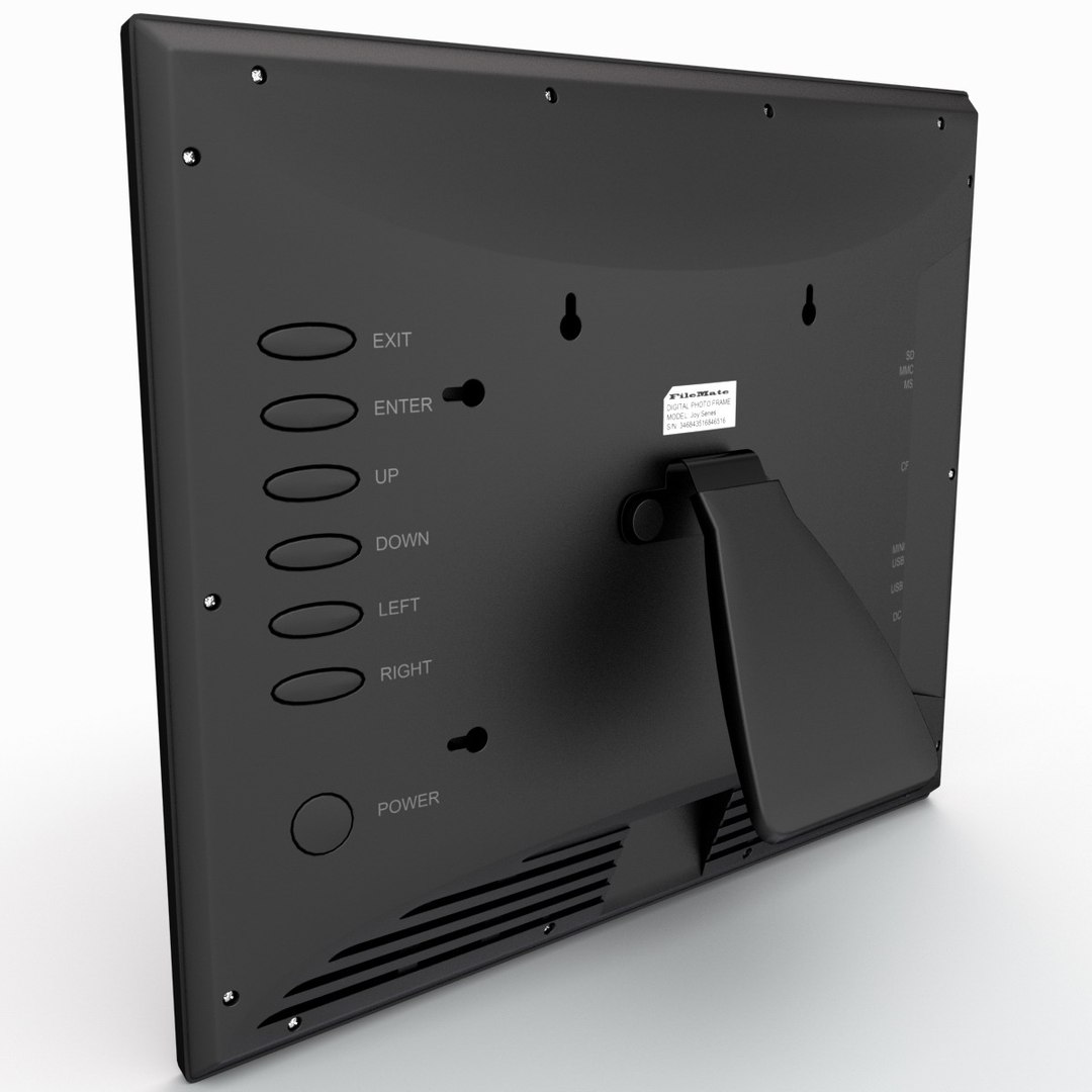 3d Model Digital Photo Frame Filemate