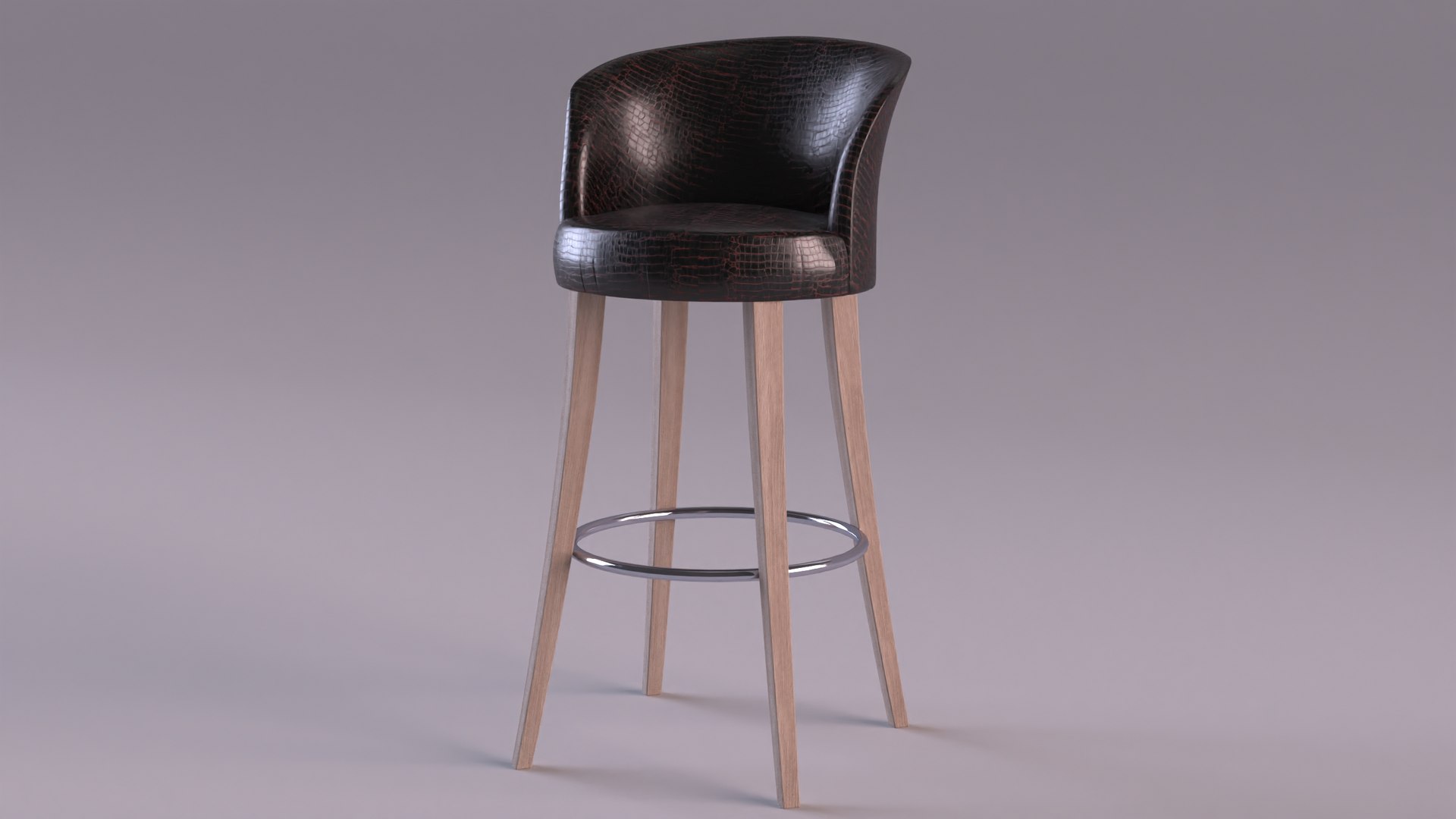 Designer Bar Stool 3D Model - TurboSquid 2233463