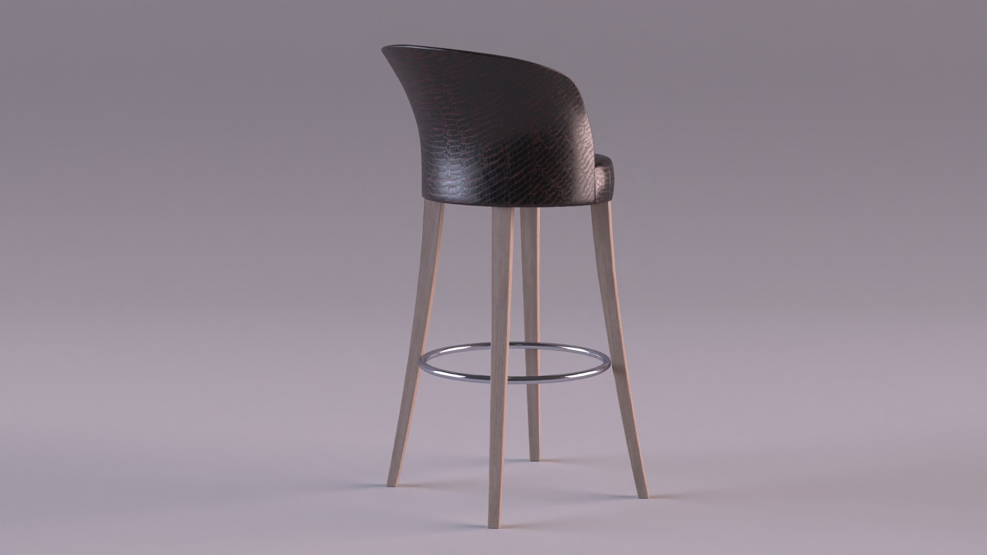 Designer Bar Stool 3D Model - TurboSquid 2233463
