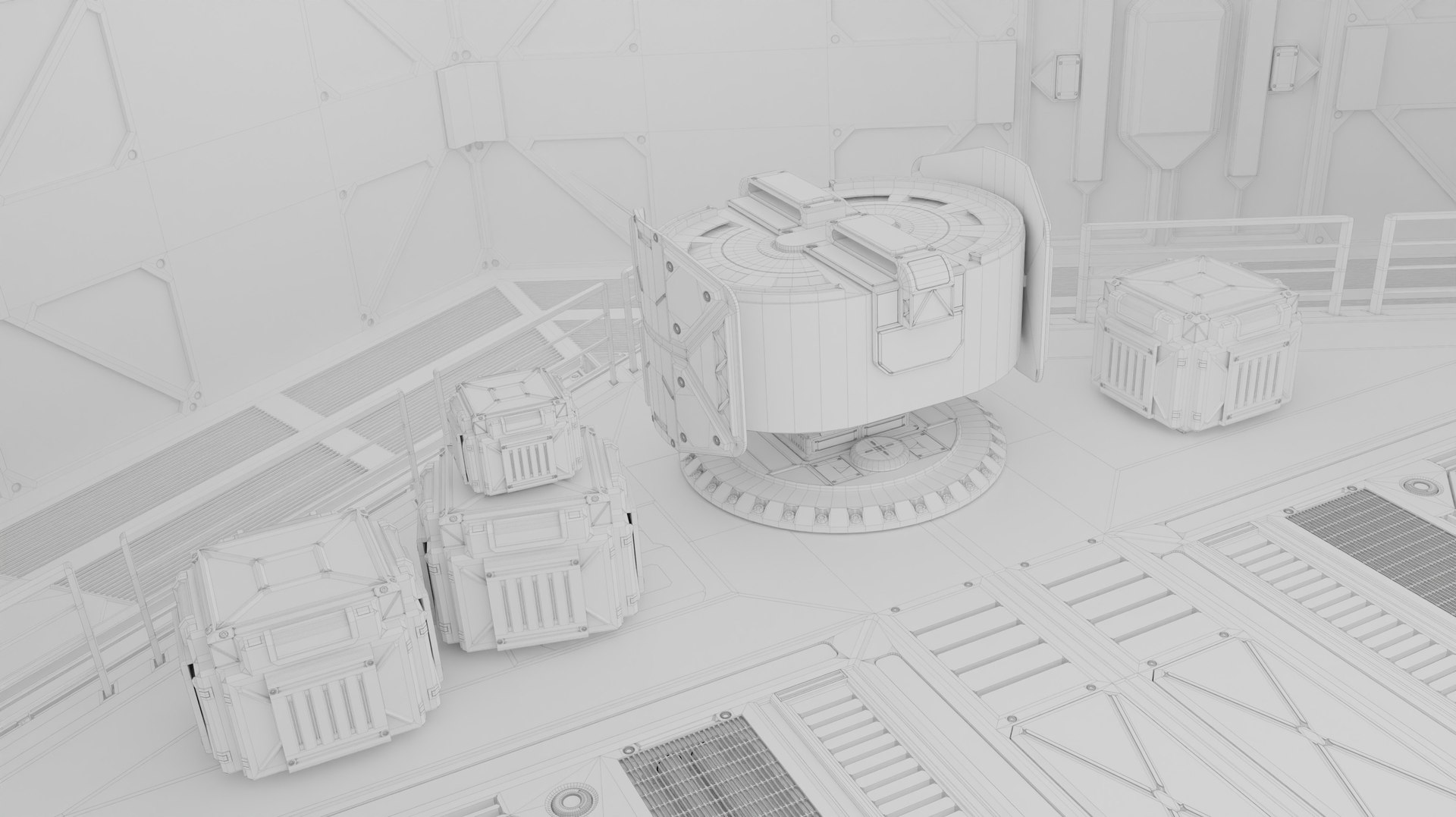 Control Room 3D Model - TurboSquid 2100340