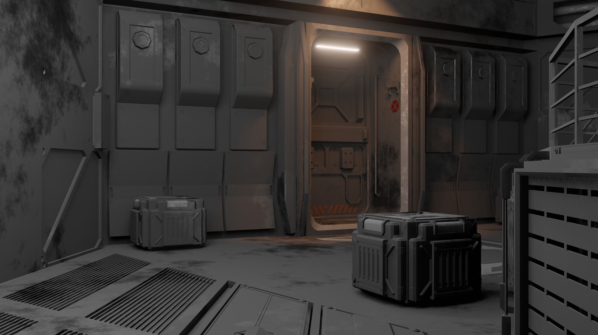 Control Room 3D Model - TurboSquid 2100340
