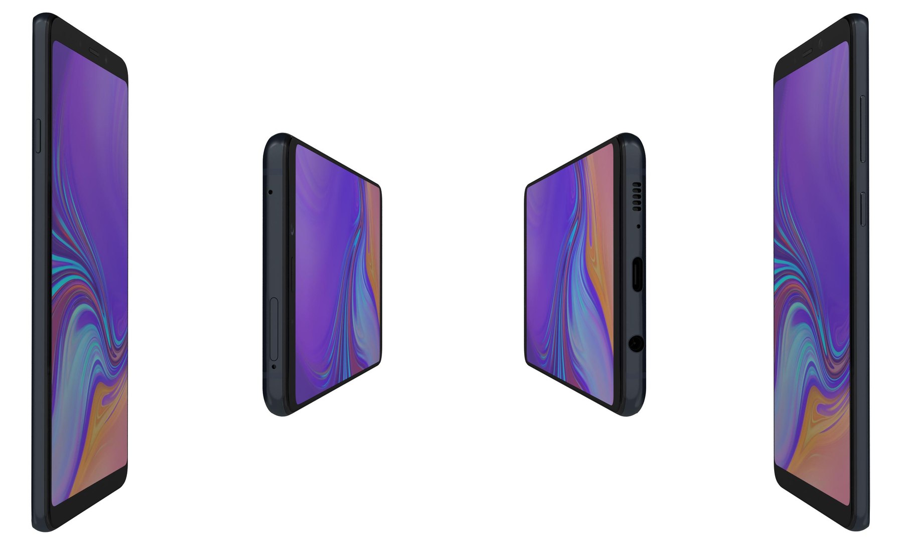 Samsung galaxy a9 2018 3D model - TurboSquid 1375296