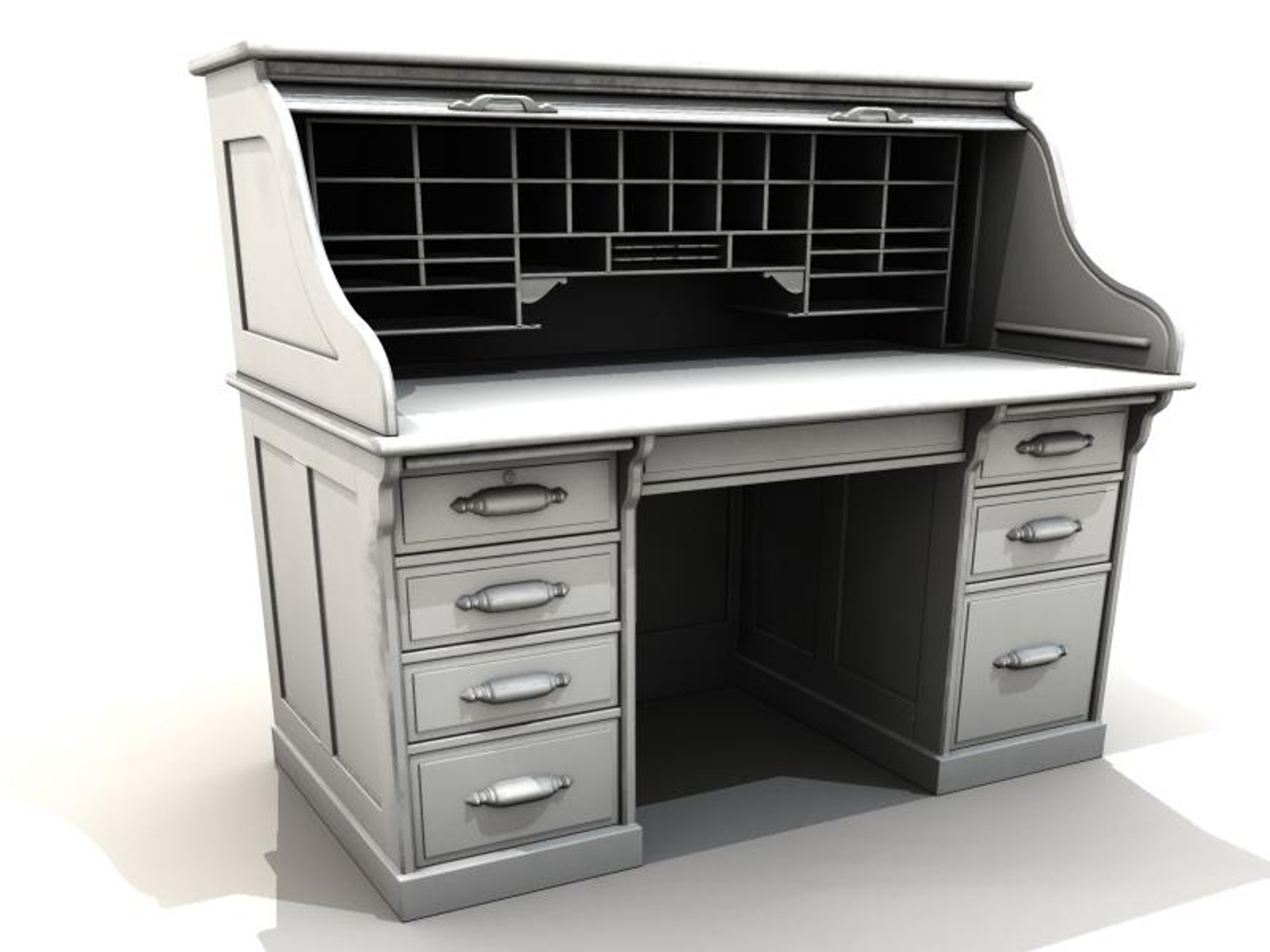 maya antique wood desk