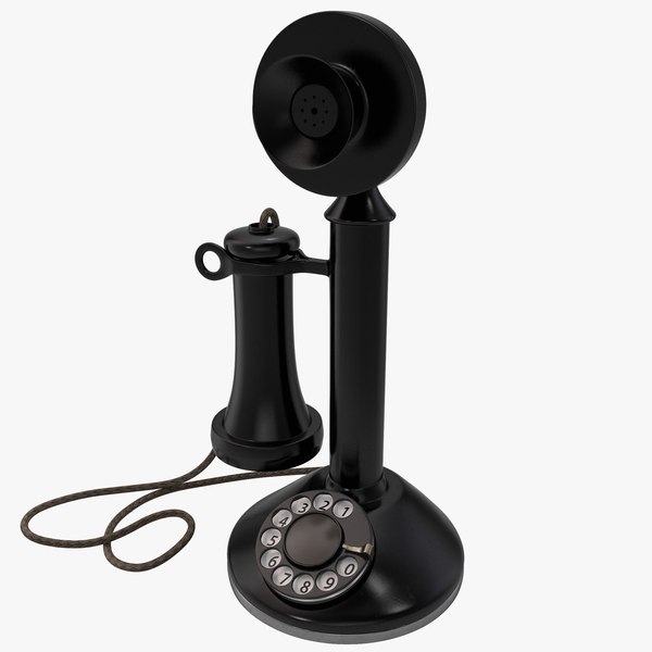 3d candlestick phone model