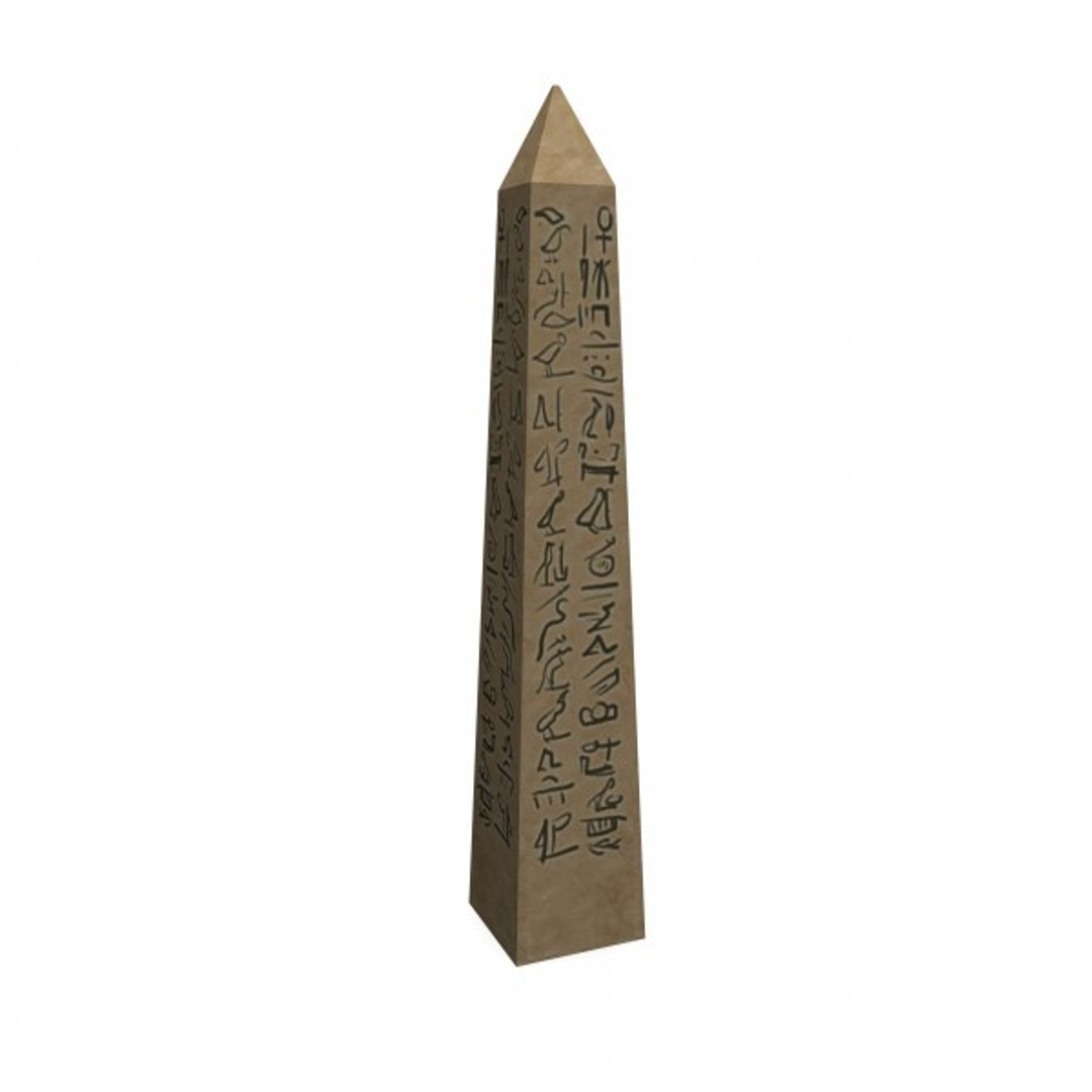 egyptian obelisk 3d model