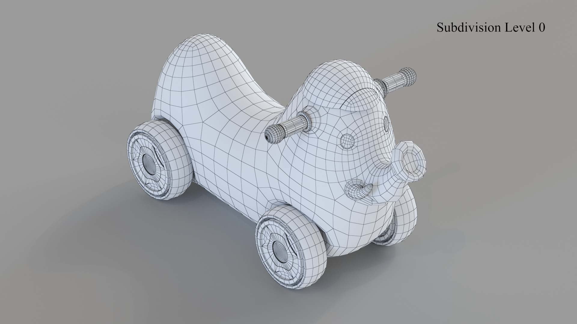 3D Model Elephant Car Toy - TurboSquid 1805663