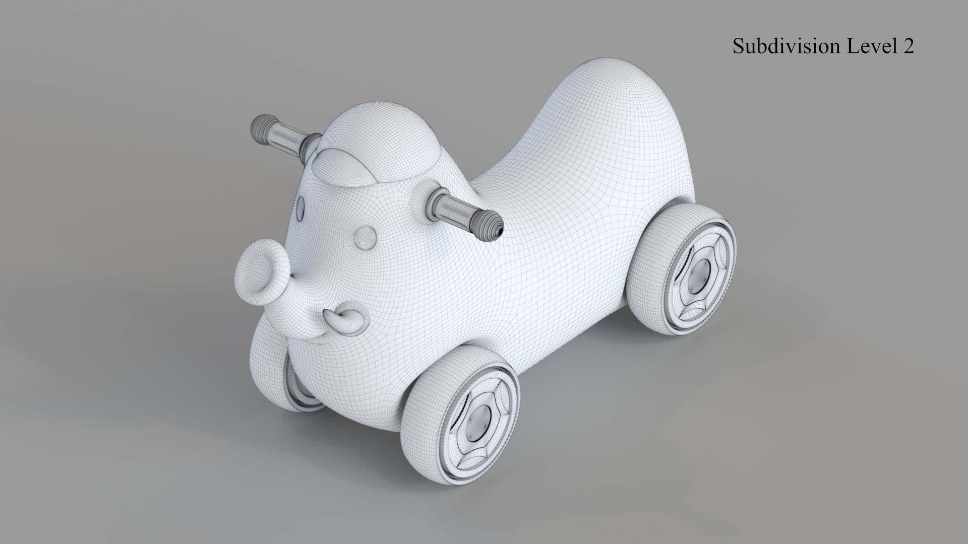 3D Model Elephant Car Toy - TurboSquid 1805663
