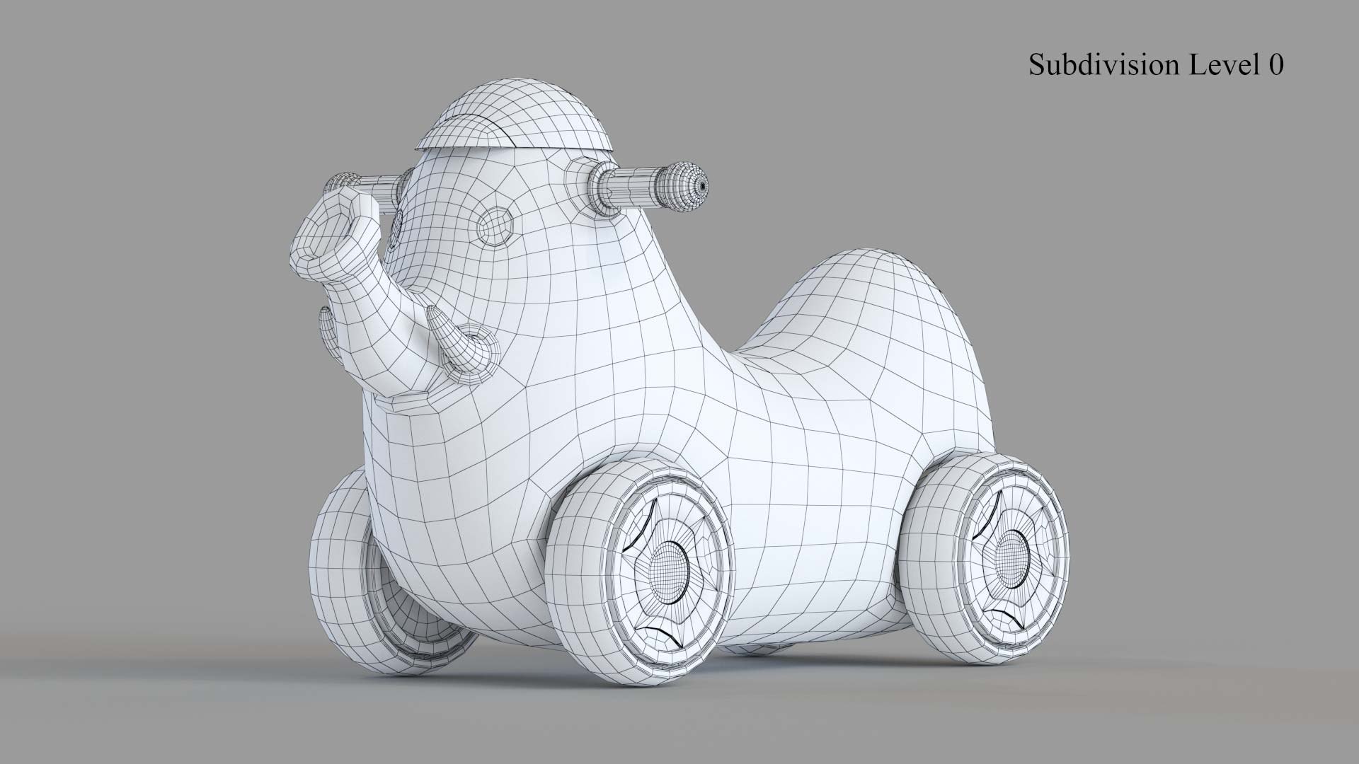 3D Model Elephant Car Toy - TurboSquid 1805663