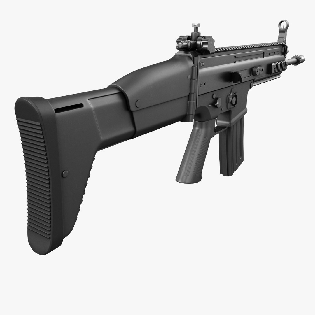 Scar Rifle 3D Model - TurboSquid 1174045