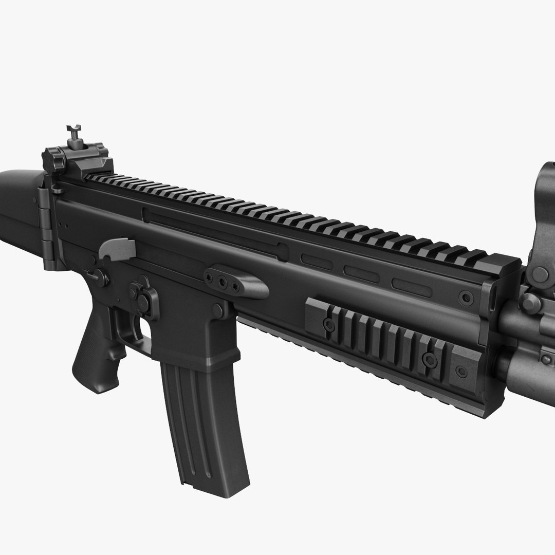 Scar Rifle 3D Model - TurboSquid 1174045