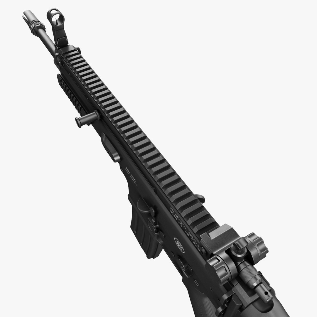 Scar Rifle 3D Model - TurboSquid 1174045